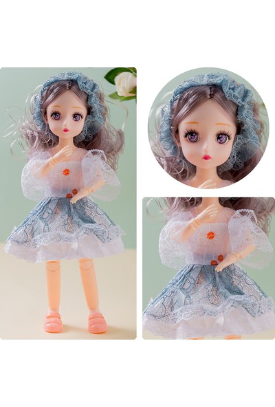 Fantastic Shop Sevimli Bebek Oyuncak - Mavi Beyaz (Yurt Dışından)