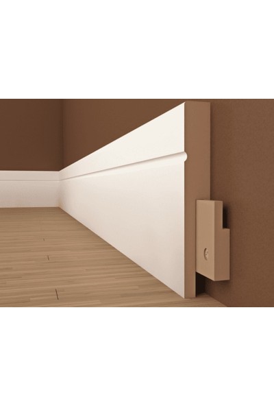 K1 Model Lake Beyaz 10 cm Pvc Kaplama Süpürgelik