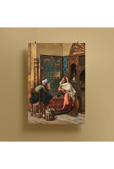 Exactinus Satranç Oynayan Iki Adam Posteri Exactinus Satranç Oynayan Iki Adam Posteri