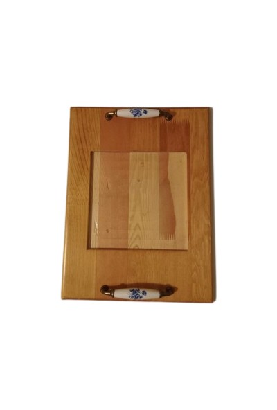 Saide Koçak Sanat Galerisi Ahşap Sunum Tepsisi Saide Koçak Sanat Galerisi Ahşap Sunum Tepsisi