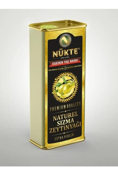 Nükte Extra Virgin Naturel Sızma Zeytinyağı 5 Lt