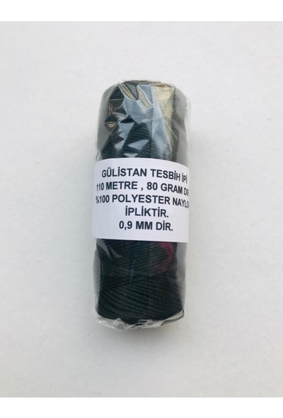 Gulistan Pazarı Siyah Renk Makaralı Kalın Tesbih İPİ.110 Metre..80 Gram Dır...0,9 mm Kalınlığındadır..polyester Iptir Gulistan Pazarı Siyah Renk Makaralı Kalın Tesbih İPİ.110 Metre..80 Gram Dır...0,9 mm Kalınlığındadır..polyester Iptir