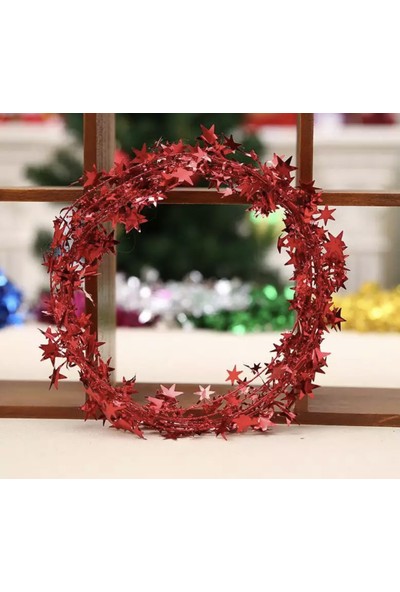 Telli Yıldız Şerit Süs Metalik 7 Metre Telli Yıldız Şerit Süs Metalik 7 Metre