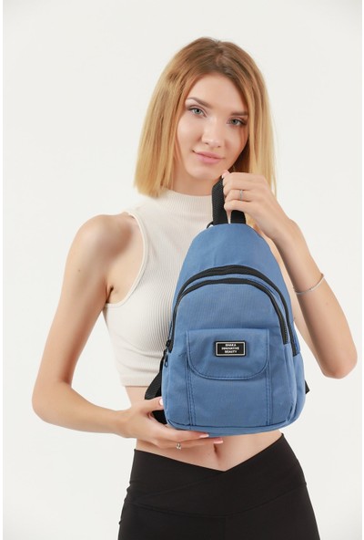 Shaka U30 Indigo 3 Bölmeli Sırt Çantası U:32 E:22 G:14 cm