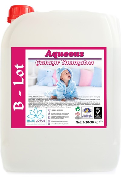 B - Lot Çamaşır Yumuşatıcısı 5 Lt