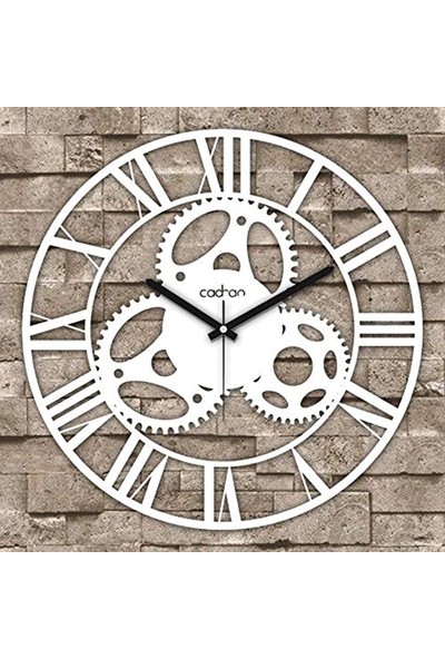 Berlin Shop 50X50 cm Metal Ferforje Duvar Saati MSC161