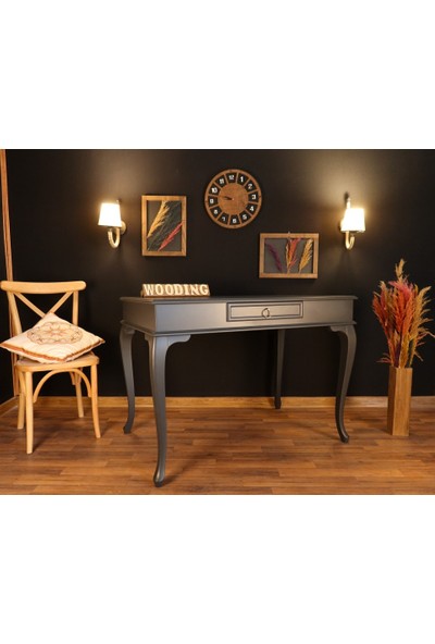 Wooding 120 cm Tek Çekmeceli Masif Çalışma Masası Wooding 120 cm Tek Çekmeceli Masif Çalışma Masası