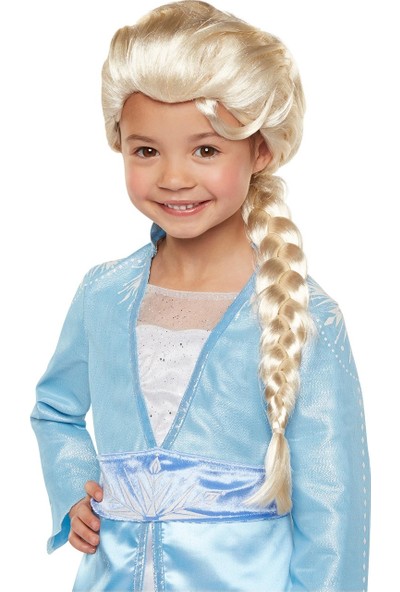 Platin Altın Dore Renk Karlar Ülkesi Elsa Frozen Peruğu Çocuk Boy Platin Altın Dore Renk Karlar Ülkesi Elsa Frozen Peruğu Çocuk Boy