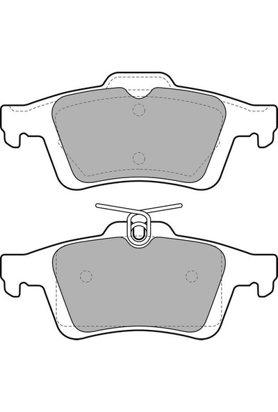 Ford Focus C Max 05-17 Arka Fren Balata Takımı Delphı Ford Focus C Max 05-17 Arka Fren Balata Takımı Delphı