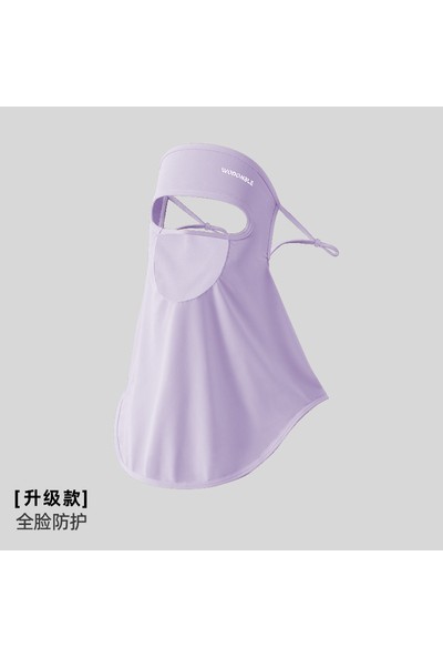 Hi Stores Kadın Düz Renk Balaklava - Mor (Yurt Dışından)