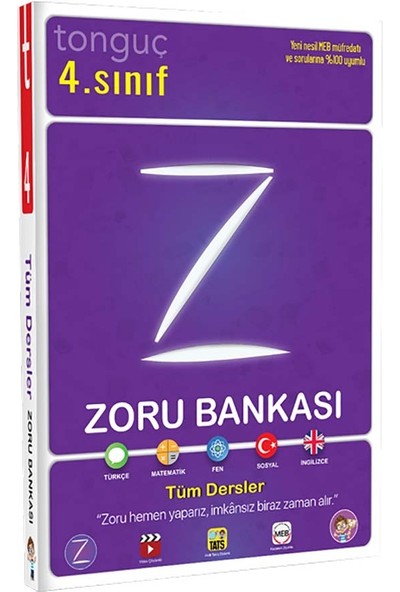 Tonguç Yayınları 4. Sınıf Tüm Dersler Zoru Bankası
