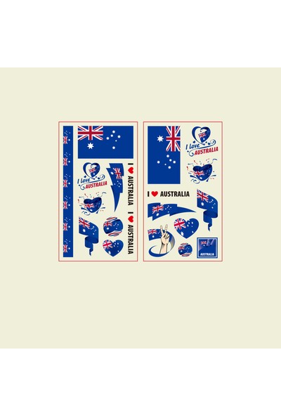 Aomu 12 cm Bayraklı Dünya Kupası Sticker Seti - Çok Renkli (Yurt Dışından) Aomu 12 cm Bayraklı Dünya Kupası Sticker Seti - Çok Renkli (Yurt Dışından)