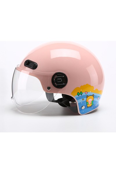 Turqusio Dört Sezon Universal Elektrikli Çocuk Araba Kaskı (Yurt Dışından)