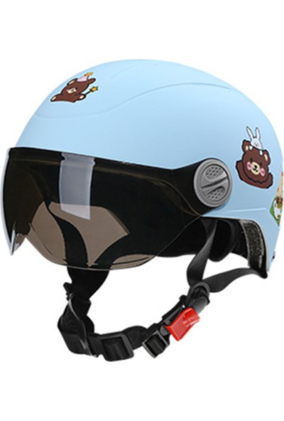 Turqusio Dört Sezon Universal Elektrikli Çocuk Araba Kaskı (Yurt Dışından)