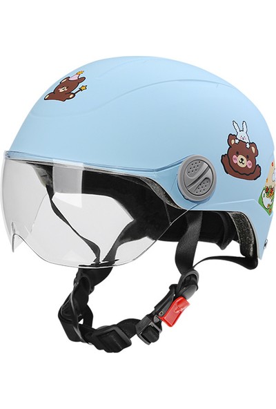 Turqusio Dört Sezon Universal Elektrikli Çocuk Araba Kaskı (Yurt Dışından)