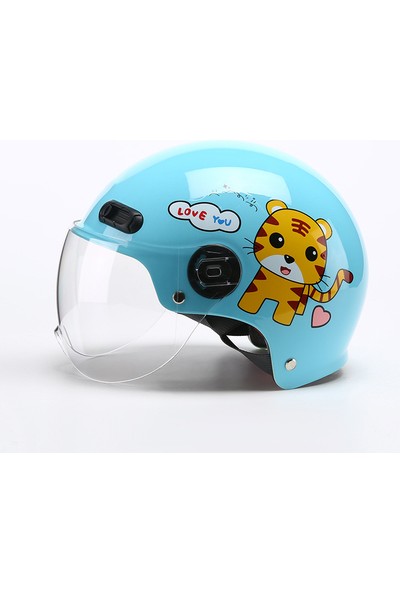 Turqusio Dört Sezon Universal Elektrikli Çocuk Araba Kaskı (Yurt Dışından)