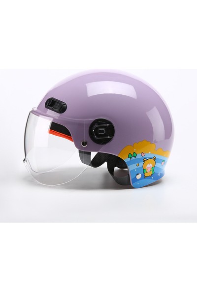 Turqusio Dört Sezon Universal Elektrikli Çocuk Araba Kaskı (Yurt Dışından)