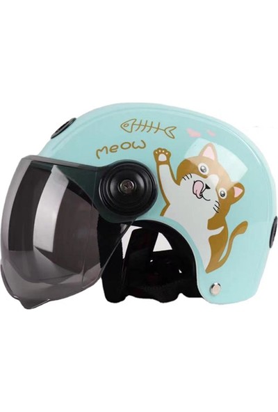 Turqusio Dört Sezon Universal Elektrikli Çocuk Araba Kaskı (Yurt Dışından)