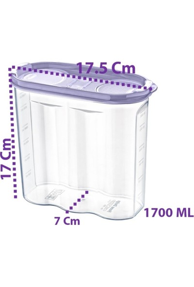 Planet Store 6'lı Erzak Saklama Kabı Bakliyat Kabı 1.7 Litre Planet Store 6'lı Erzak Saklama Kabı Bakliyat Kabı 1.7 Litre