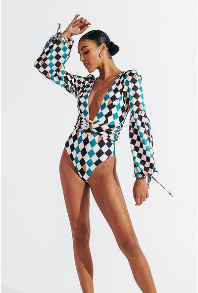 Swico Remado Kadın Uzun Kollu Mayo - Siyah/beyaz (Yurt Dışından) Swico Remado Kadın Uzun Kollu Mayo - Siyah/beyaz (Yurt Dışından)