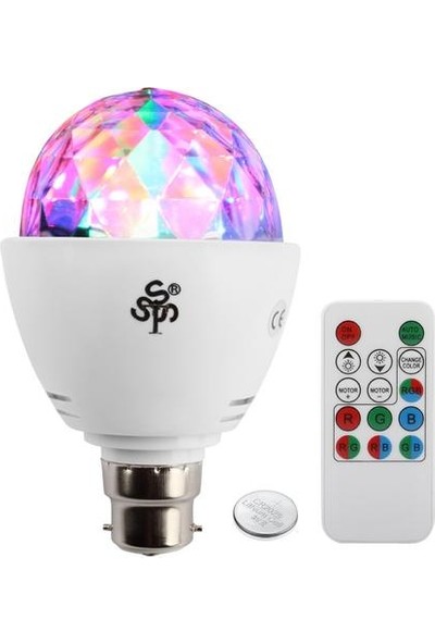 SLD 3 W B22 Disko Topu Işık Lambası Rgb Dönen LED Strobe Partisi Ampul Aile Parti Için Sahne Işık, Doğum Günü, Festivali, Uzaktan Oda Dekorasyonu ... (Yurt Dışından) SLD 3 W B22 Disko Topu Işık Lambası Rgb Dönen LED Strobe Partisi Ampul Aile Parti Için Sahne Işık, Doğum Günü, Festivali, Uzaktan Oda Dekorasyonu ... (Yurt Dışından)