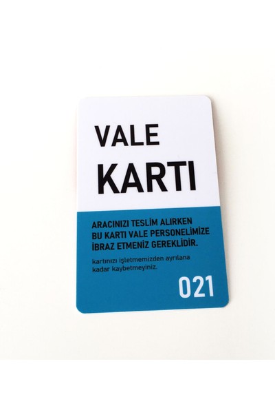 Part Vale Kartı 20 Adet Part Vale Kartı 20 Adet