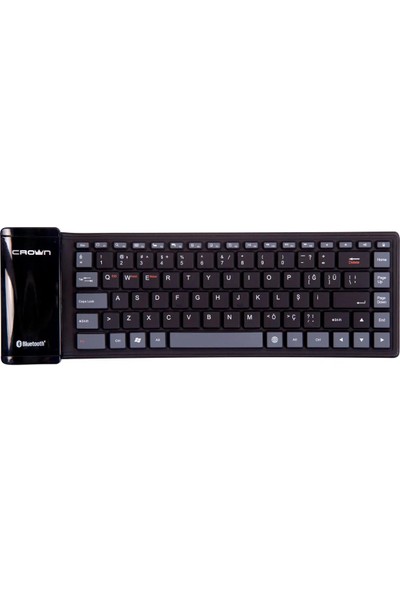Crown Micro CMK-6001 Kablosuz Bluetooth Türkçe Silikon Klavye Crown Micro CMK-6001 Kablosuz Bluetooth Türkçe Silikon Klavye