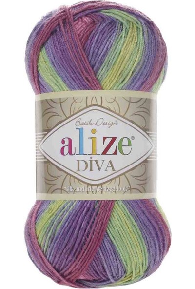 Alize Diva Batik El Örgü Ipi 3241