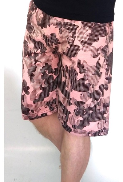 Winget Star Pudra Kamuflaj Pamuklu Unisex Şort Winget Star Pudra Kamuflaj Pamuklu Unisex Şort