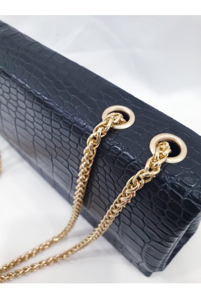 Elif Butik Gca Modo Timsah Deri Örgü Zincirli Kadın Omuz Çantası Elif Butik Gca Modo Timsah Deri Örgü Zincirli Kadın Omuz Çantası