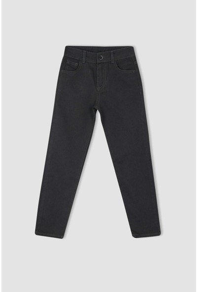 DeFacto Erkek Çocuk Regular Fit Düz Paça Gabardin Pantolon U3254A622AU