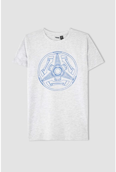DeFacto Erkek Çocuk Defacto Fit Rocket League Relax Fit Bisiklet Yaka Kısa Kollu TIŞÖRT V9119A622HS DeFacto Erkek Çocuk Defacto Fit Rocket League Relax Fit Bisiklet Yaka Kısa Kollu TIŞÖRT V9119A622HS