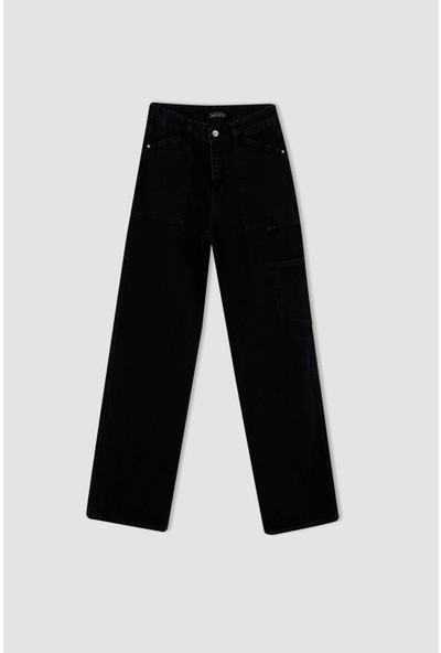 DeFacto Geniş Paça Yüksek Bel Jean PANTOLON Y4670AZ22AU