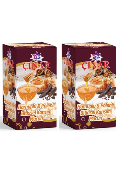 Harnuplu & Polenli Bitkisel Macun 2 Kavanoz 420 Gr*2