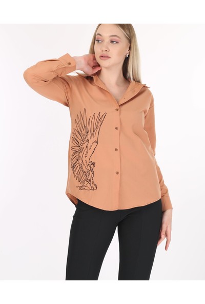 Hüma Melek Işleli Gömlek