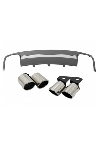 Shopigon Audi S4 2012-2015 Difüzör ve Egzoz Seti Shopigon Audi S4 2012-2015 Difüzör ve Egzoz Seti