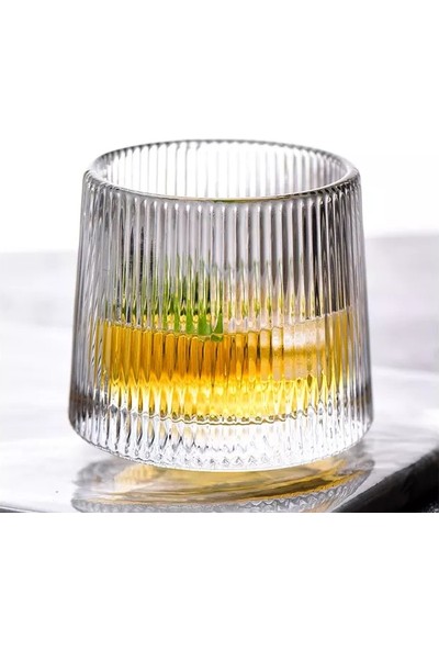 Anadolu Saray Çarşısı 360 Derece Dönebilen Origami Stil Bardak | Kahve ve Sunum Bardağı | Borosilikat Bardak