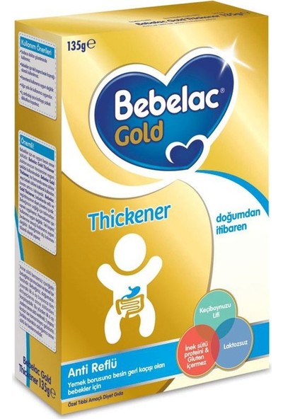 Bebelac Gold Thickener 135 Gr+Kaşık li Bebelac Gold Thickener 135 Gr+Kaşık li