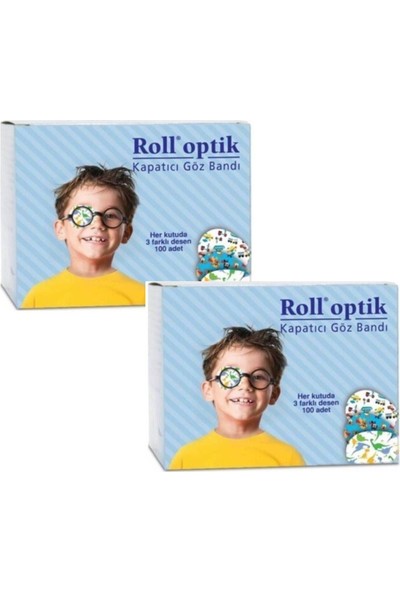 Roll Çocuk Göz Kapatıcı Bandı 100 Adet
