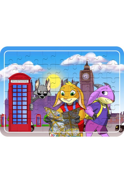 Kondo-San Londra Macerası 54 Parça Puzzle