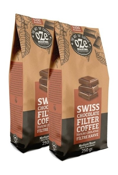 Oze Çikolata Aromalı Filtre Kahve 2'li 250G