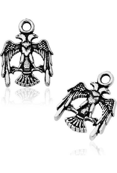 York Nevada Gümüş Çift Başlı Kartal Tesbih Püskül Ucu York Nevada Gümüş Çift Başlı Kartal Tesbih Püskül Ucu