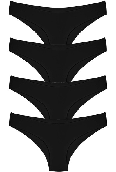 Palvelu Kadın Iz Göztermeyen Dikişsiz Mikro Lazer Kesim Slip Külot 4'lü Paket Palvelu Kadın Iz Göztermeyen Dikişsiz Mikro Lazer Kesim Slip Külot 4'lü Paket