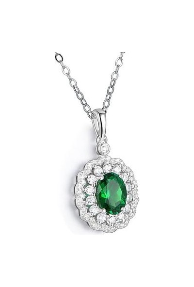 Xinhang Katı 925 Ayar Gümüş 1.0ct Zümrüt Gemstone Kolye Düğün Yıldönümü Güzel Takı Kolye Kolye (Yurt Dışından) Xinhang Katı 925 Ayar Gümüş 1.0ct Zümrüt Gemstone Kolye Düğün Yıldönümü Güzel Takı Kolye Kolye (Yurt Dışından)