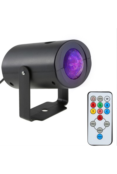 Kkmoon 9 W Mini Rgbw LED Sahne Işığı - Eu Plug (Yurt Dışından) Kkmoon 9 W Mini Rgbw LED Sahne Işığı - Eu Plug (Yurt Dışından)