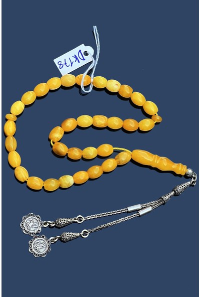 Kevser Antik Tesbih Hareli Damla Kehribar Kevser Antik Tesbih Hareli Damla Kehribar