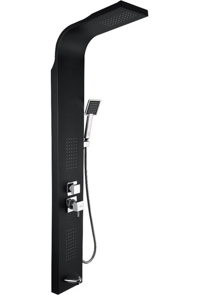 Dnd Swan Siyah Duş Paneli Dnd Swan Siyah Duş Paneli