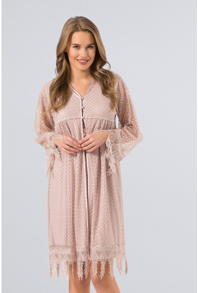 Türen Kadın Dantelli Sabahlık