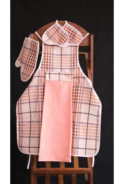 Havlulu Mutfak Önlüğü Seti Havlulu Mutfak Önlüğü Seti