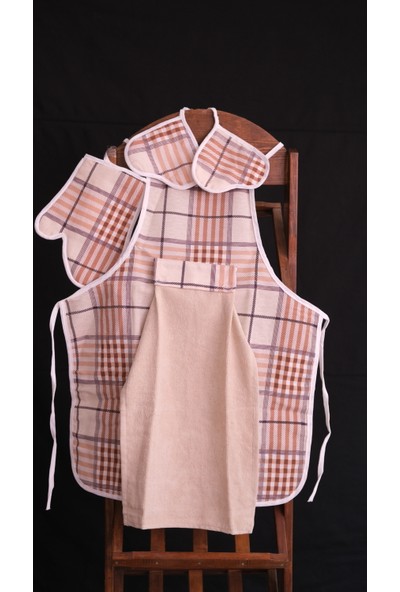 Havlulu Mutfak Önlüğü Seti Havlulu Mutfak Önlüğü Seti